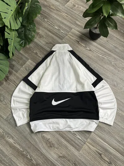Pre-owned Nike X Vintage Nike Vintage Big Swoosh Crazy Track Top Jacket ...