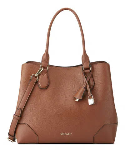 Nine West Designer Brooklyn Jet Set Carryall In Saddle Tan | ModeSens