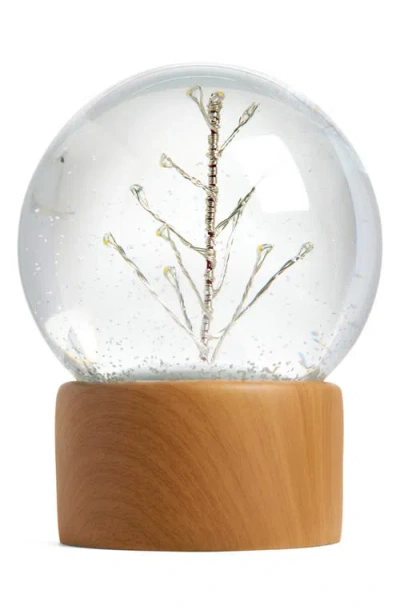 Nordstrom Lighted Tree Snow Globe In Natural Wood | ModeSens