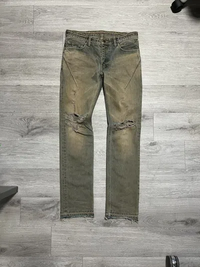 Pre-owned Number N Ine Ss07 Number (n)ine Mudwash Denim In Muddy Grey ...
