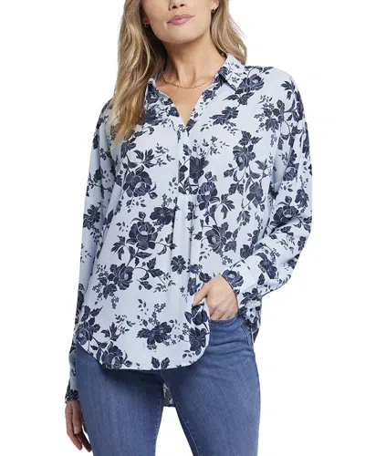 Nydj Becky Blouse In Blue | ModeSens