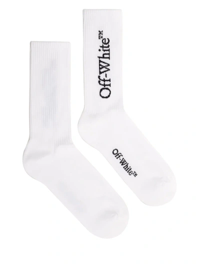 Off-white Logo Soks In Black | ModeSens