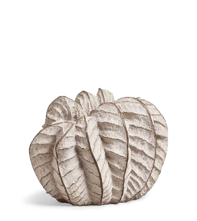 Oka Daintree Decorative Vase - Snow White In Burgundy | ModeSens