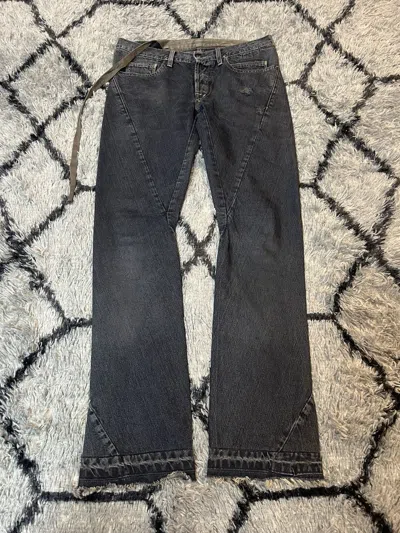 Pre-owned Olmar Mirta X Rick Owens Drkshdw Fw08 Stag Spiral Cut Denim ...
