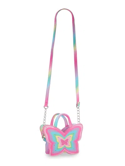 Omg Accessories Kids' Girl's Embellished Butterfly Shoulder Bag In ...