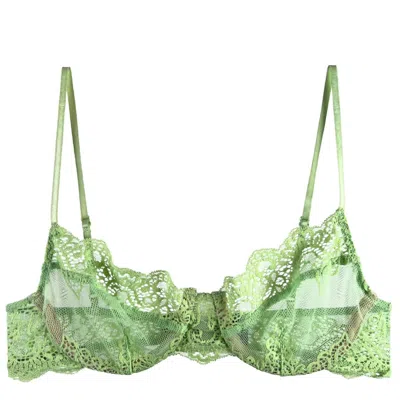 Only Hearts So Fine Lace Underwire Bra In Cucumber In Multi | ModeSens