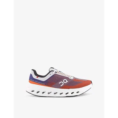 On Mens Cloudsurfer Next Reflective-panel Mesh Low-top Trainers Indigo ...