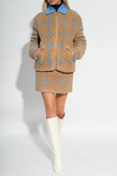 Opening Ceremony Jacket With Logo In Beige | ModeSens