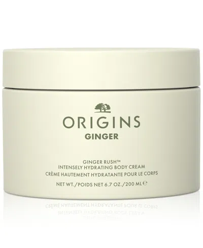 Origins Ginger Rush Intensely Hydrating Body Cream, 6.7 Oz. In No Color ...