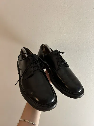 Pre-owned Our Legacy Parade Derby's Shoes In Black | ModeSens
