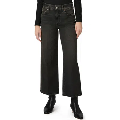 Paige Sasha High Waist Ankle Wide Leg Jeans In Black Rust | ModeSens