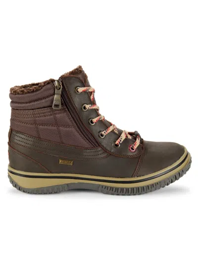 Pajar Men's Tavin Leather Snow Boots In Dark Brown | ModeSens