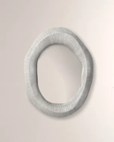 Palecek Ravenna Mirror In Whitewash | ModeSens