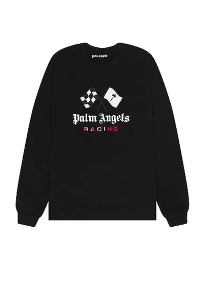 Palm Angels X Formula 1 Racing Sweater In Black White & Red | ModeSens