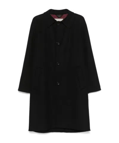 Palto' Long-sleeved Coat In Black | ModeSens