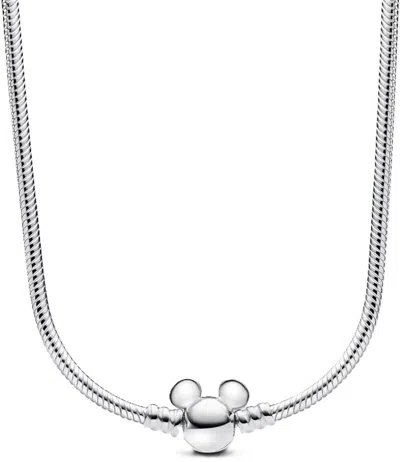 Pandora 393529c00-45 Disney Mickey Mouse Snake Chain Necklace ...