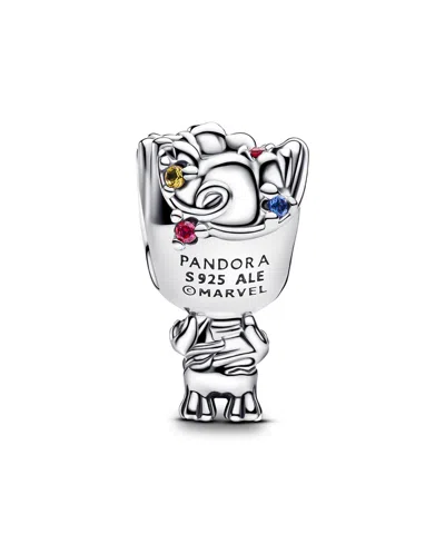 Pandora Sterling Silver Marvel Groot Star Charm In Metallic | ModeSens