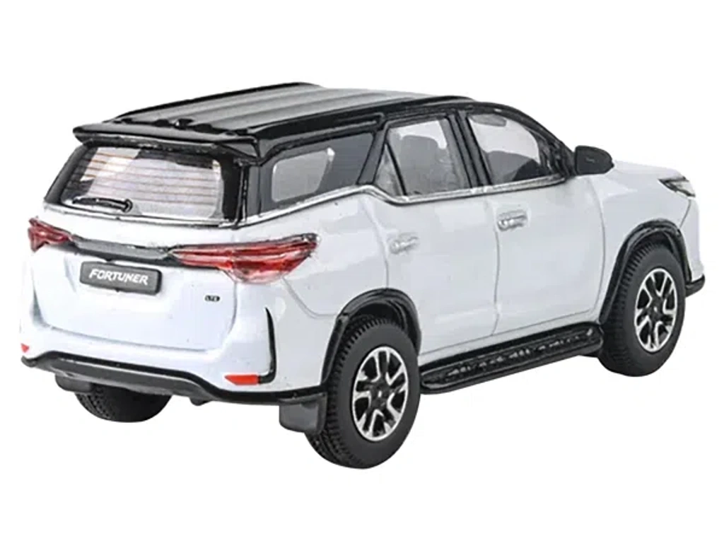Paragon 2023 Toyota Fortuner Platinum White With Black Top 1/64 Diecast Model Car By Models ...