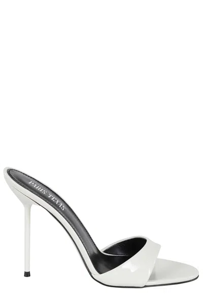 Paris Texas Lidia Mule In White | ModeSens