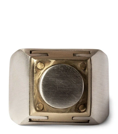 Parts Of Four Sterling Silver Sistema V3 Ring | ModeSens