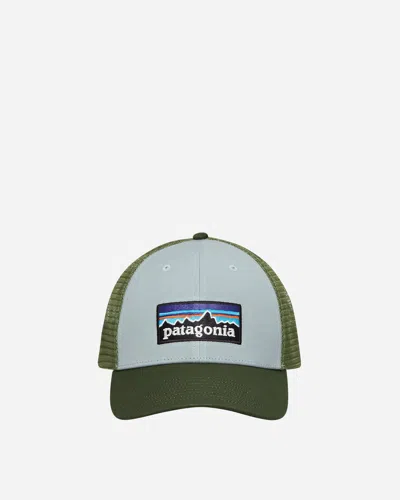 Patagonia P-6 Logo Lopro Trucker Hat Thermal Blue / Green In Orange ...