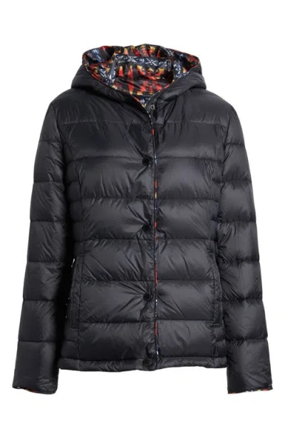 Pendleton Sula Reversible Hooded Down Jacket In Tucson Black | ModeSens