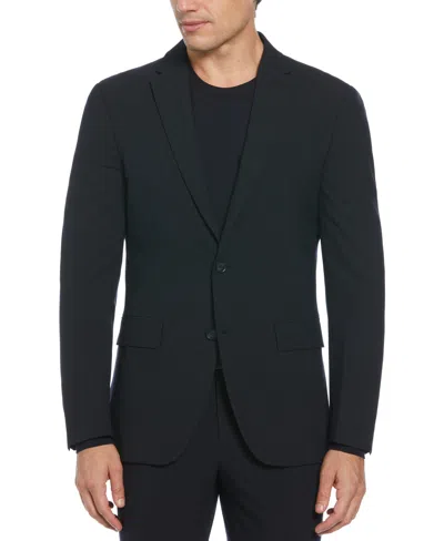 Perry Ellis Men's Slim Fit Micro Check Suit Jacket In Dark Sapphire ...