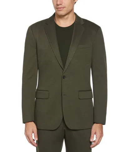 Perry Ellis Men's Slim Fit Two Tone Smart Knit Suit Jacket In Rosin ...