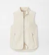 Peter Millar Tilly Bonded Sherpa Gilet In Black | ModeSens