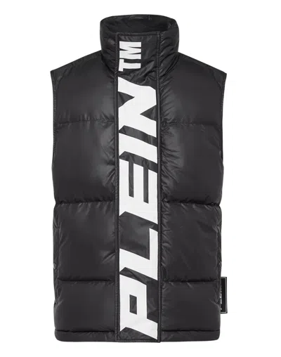 Philipp Plein Nylon Down Jacket Vest In Black | ModeSens