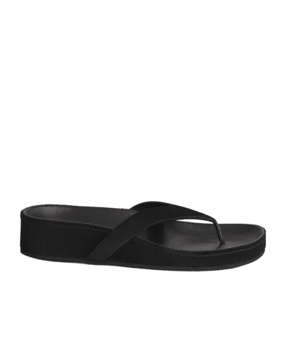 Phoebe Philo Round Flip Flop In Black | ModeSens