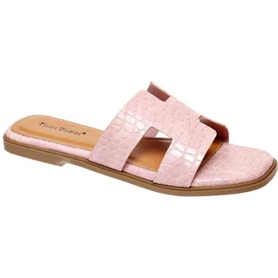 Pierre Dumas Women's Empress Croc Sandals In Dusty Rose In Multi | ModeSens