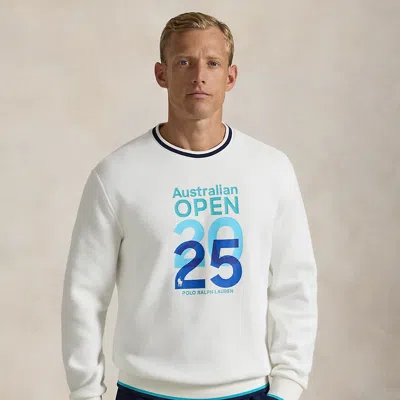 Polo Ralph Lauren Australian Open Fleece Sweatshirt In Ceramic White ...