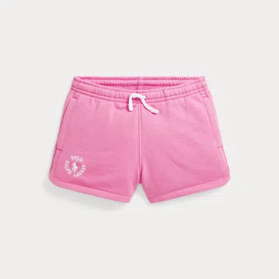 Polo Ralph Lauren Kids' Big Pony Logo French Terry Short In Laguna Pink ...