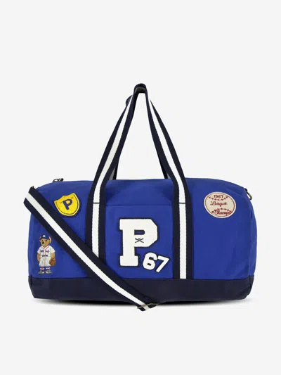 Polo Ralph Lauren Kids' Boys Varsity Player Duffle Bag In Blue | ModeSens