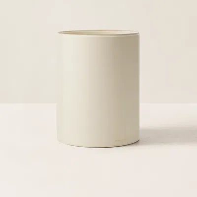 Polo Ralph Lauren Brennan Leather Waste Bin In Cream | ModeSens