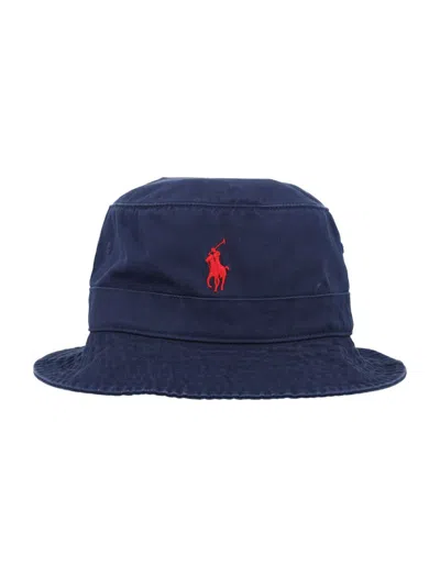 Polo Ralph Lauren Bucket Hat In Newport Navy | ModeSens