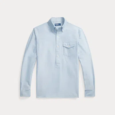 Polo Ralph Lauren Classic Fit Oxford Popover Shirt In Blue | ModeSens