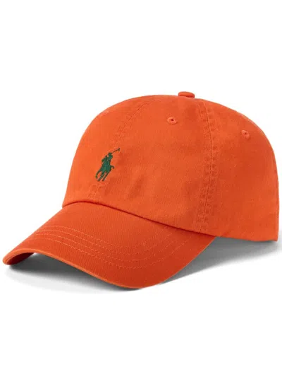 Polo Ralph Lauren Cotton Baseball Cap In Orange | ModeSens