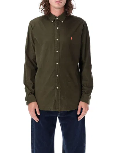 Polo Ralph Lauren Custom Fit Corduroy Shirt In Green | ModeSens
