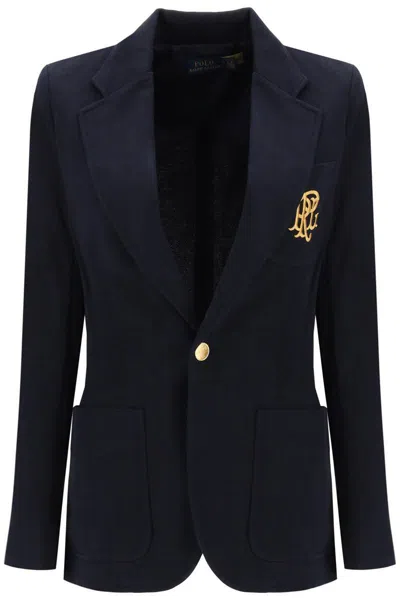 Polo Ralph Lauren Double-knit Blazer In Blue | ModeSens