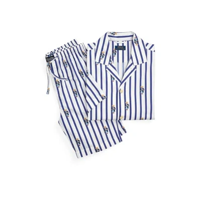 Polo Ralph Lauren Ensemble Pyjama Rayé In Blue | ModeSens