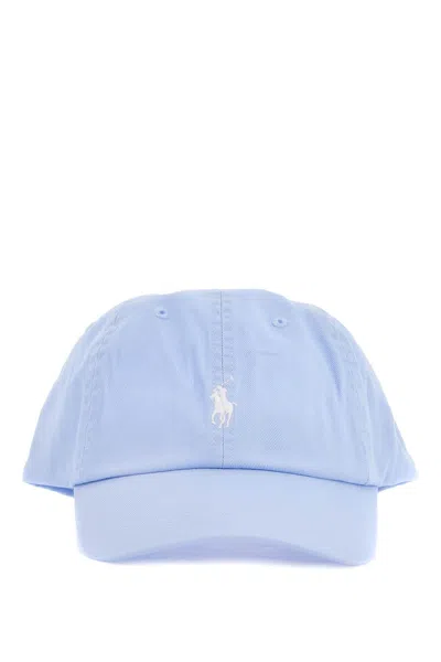 Polo Ralph Lauren Light Blue Cotton Hat With Horse Logo | ModeSens