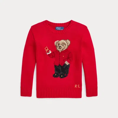 Polo Ralph Lauren Kids' Lunar New Year Polo Bear Sweater In Rl 2000 Red ...