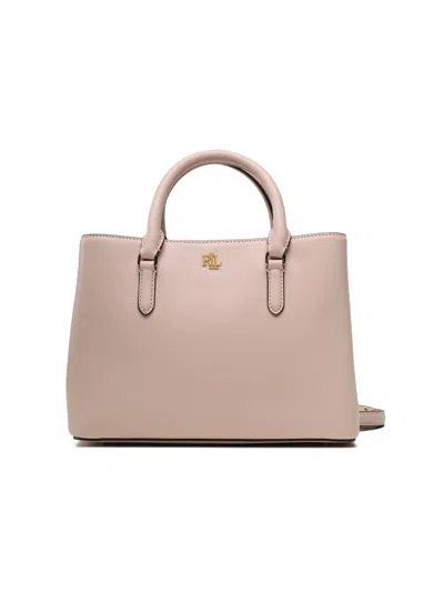 Polo Ralph Lauren Marcy Logo Mini Tote Handbag 26x19x12 Cm In Pink ...