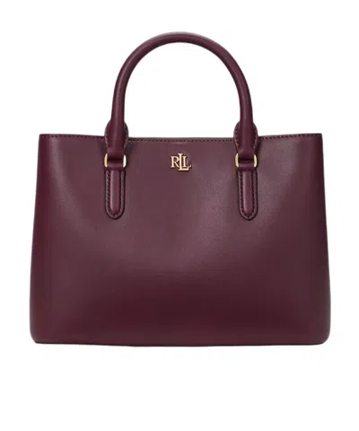 Polo Ralph Lauren Marcy Logo Shoulder Bag In Red | ModeSens