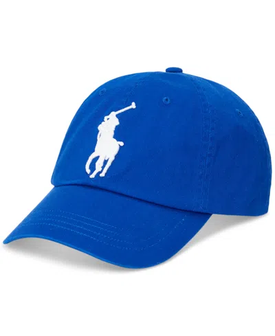 Polo Ralph Lauren Men's Big Pony Twill Ball Cap In Blue | ModeSens