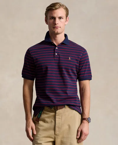 Polo Ralph Lauren Men's Custom Slim-fit Soft Cotton Polo Shirt In Red | ModeSens