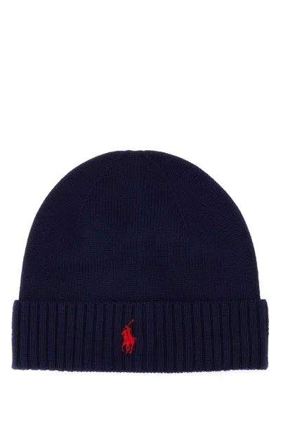 Polo Ralph Lauren Midnight Blue Wool Beanie Hat In Hunternavy | ModeSens