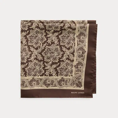 Polo Ralph Lauren Paisley Silk Twill Bandanna In Brown/buff | ModeSens